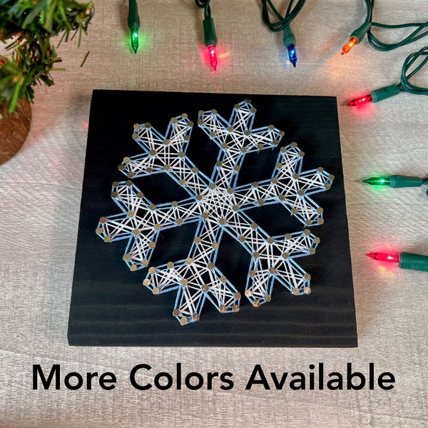String Art Art Snowflake - Etsy