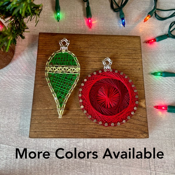 String Art Ornaments - Etsy