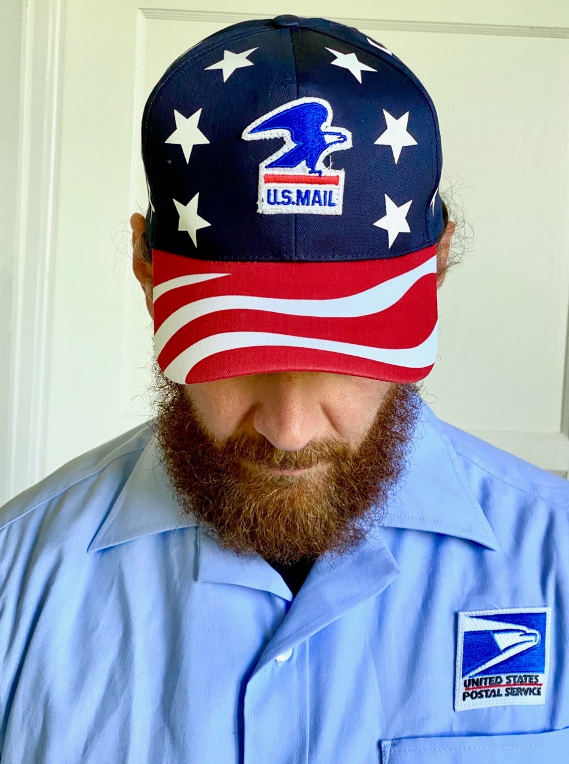 Mailman Postal Cap - Etsy