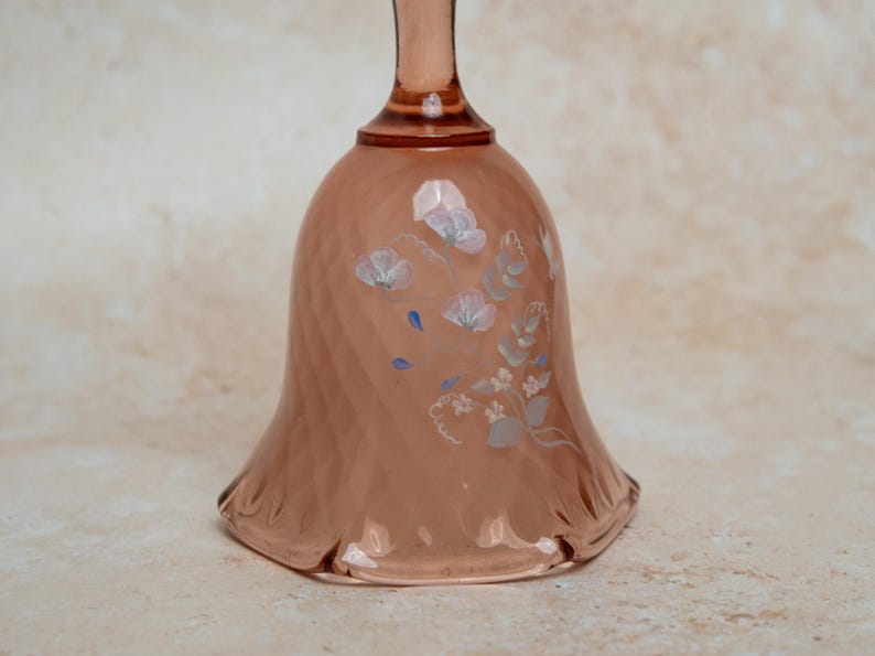 Vintage Glass Bell Hand Painted & Signed Fenton C .1970 Collectable ...