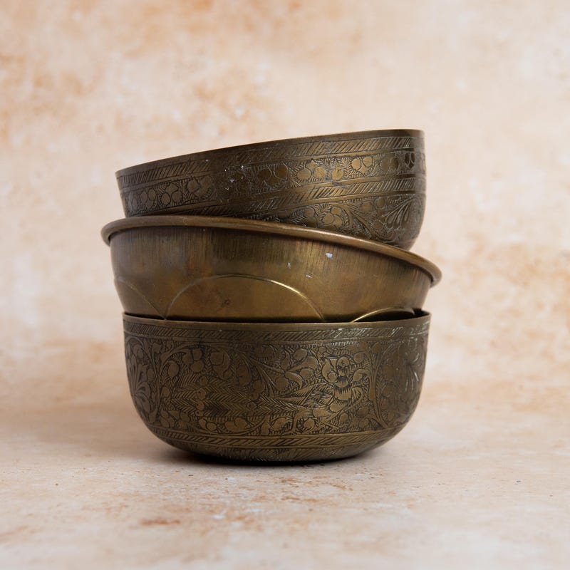 Brass Bowls - Etsy