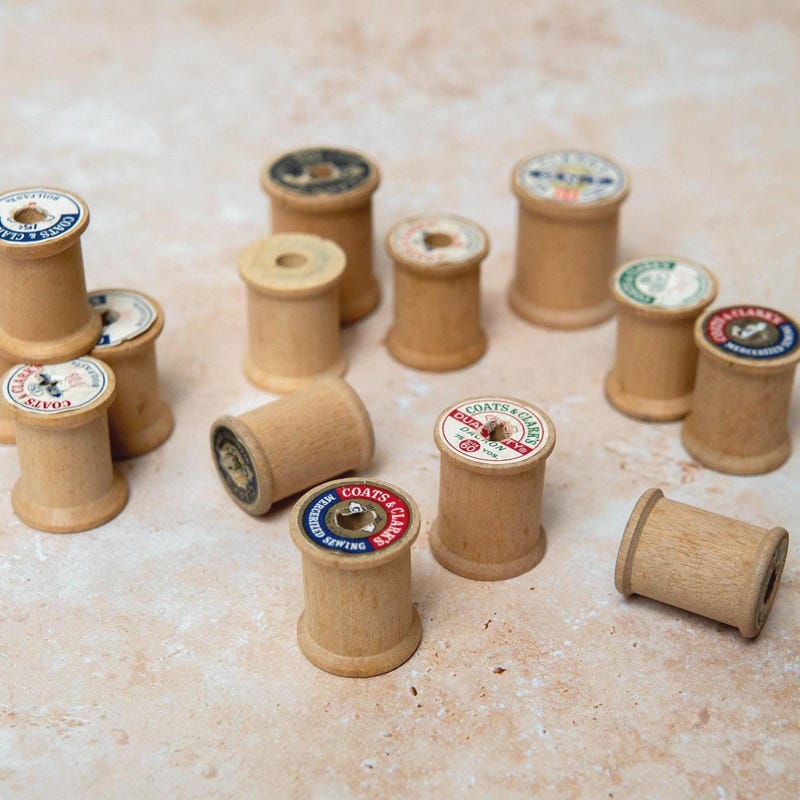 Vintage Wood Spool - Etsy