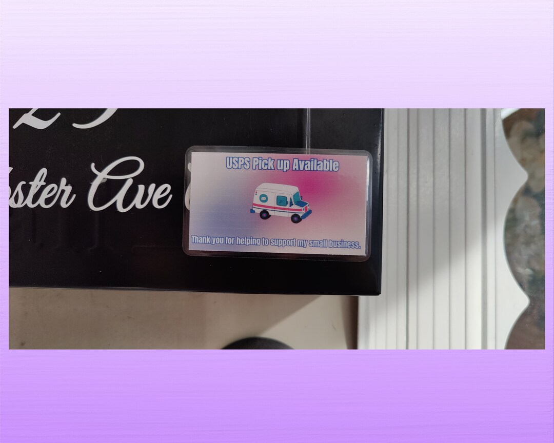 Magnetic USPS Pick-up Reminder Side Hustle Pick-up Etsy Mercari ...