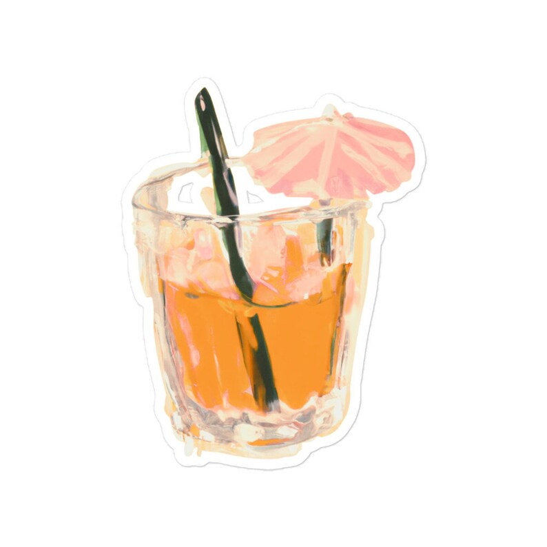 Aperol Spritz Stickers Aperol Stickers Cocktail Stickers for Fun Gift ...