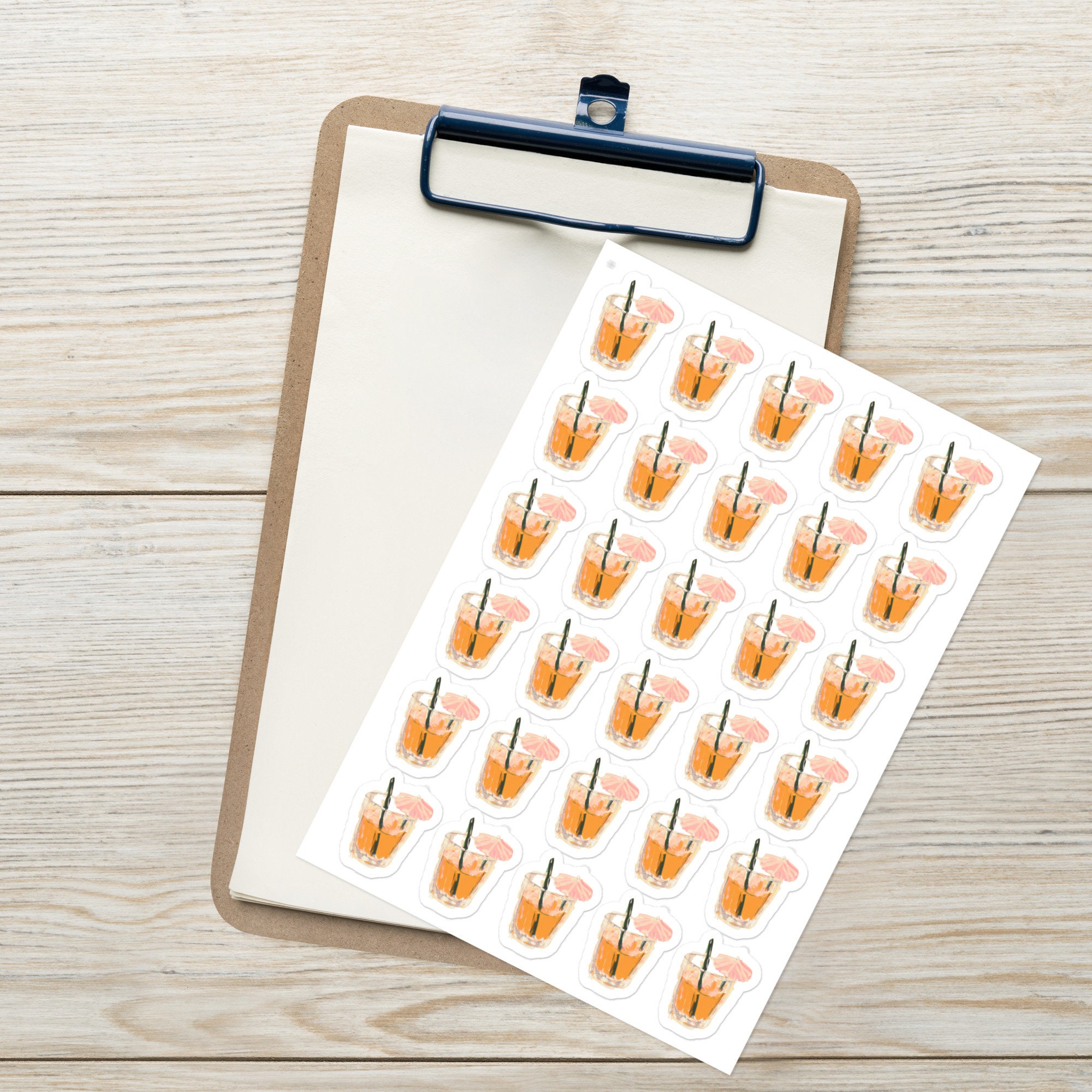 30 Aperol Spritz Stickers Aperol Stickers Cocktail Stickers for Fun ...