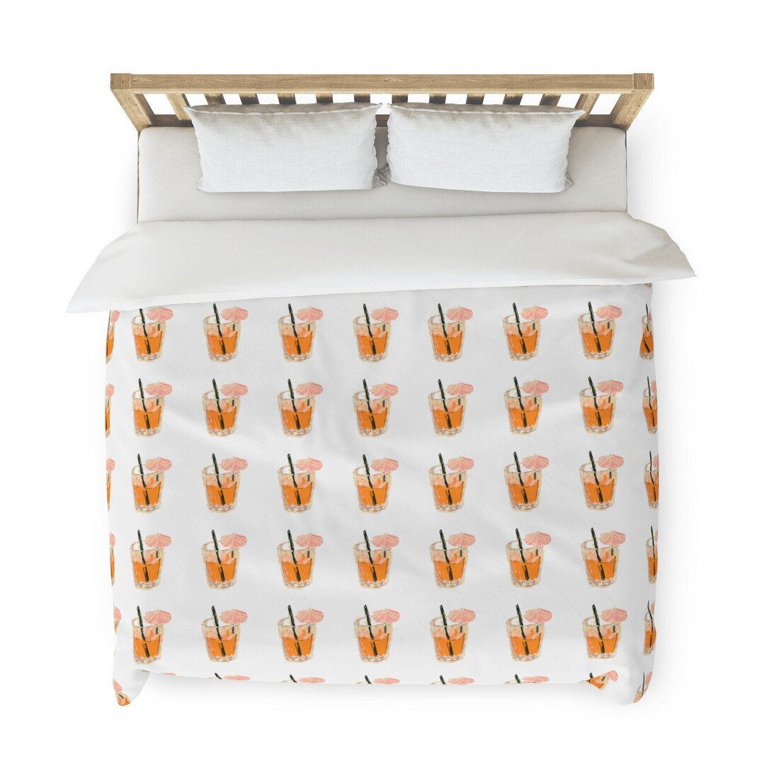 Aperol Spritz Duvet Cover for Aperol Spritz Lovers Fun Housewarming ...