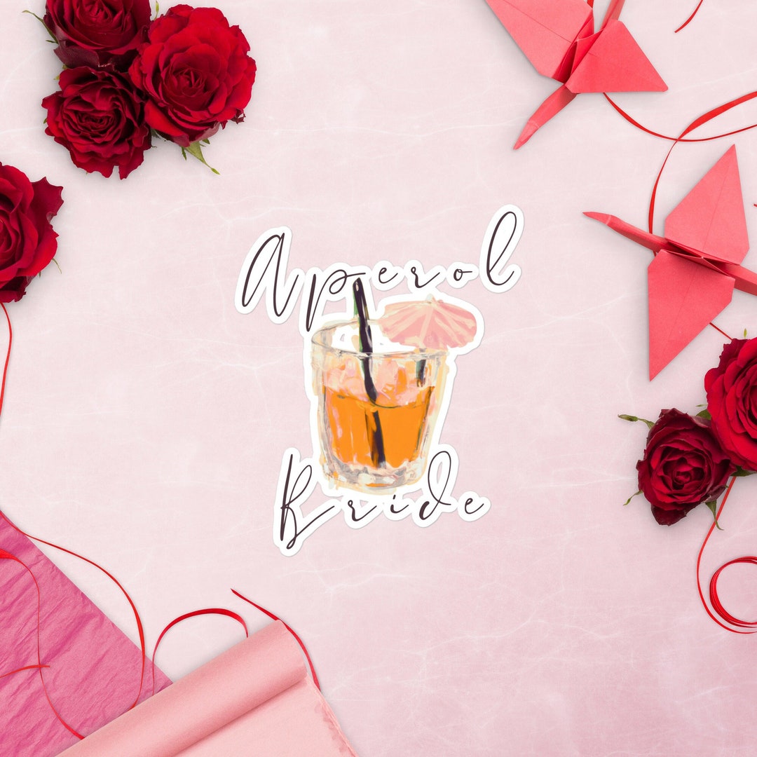 Aperol Bride Stickers Bachelorette Party Stickers Aperol Spritz Sticker ...