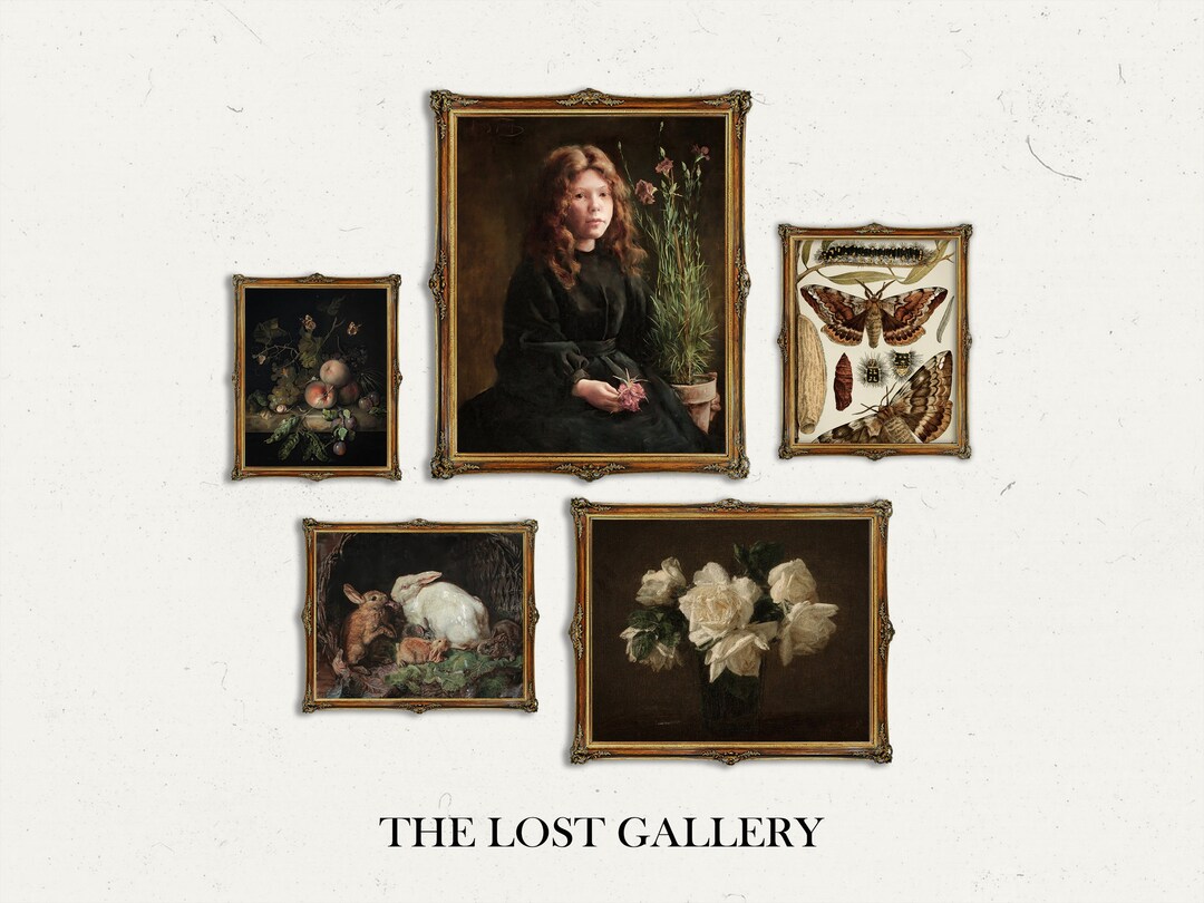 Victorian Spring Gallery Wall | Vintage Art | Digital Download - Etsy