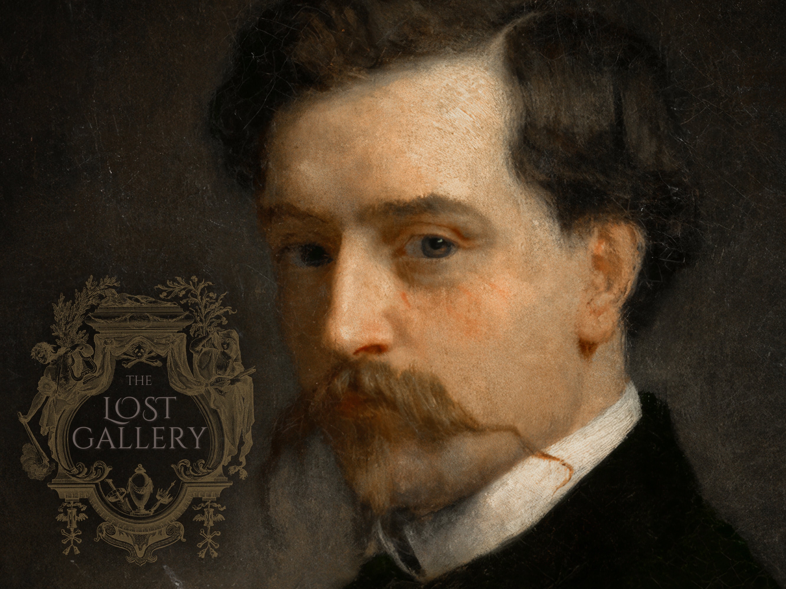 Moody Portrait of Man | Printable Vintage Art - Etsy