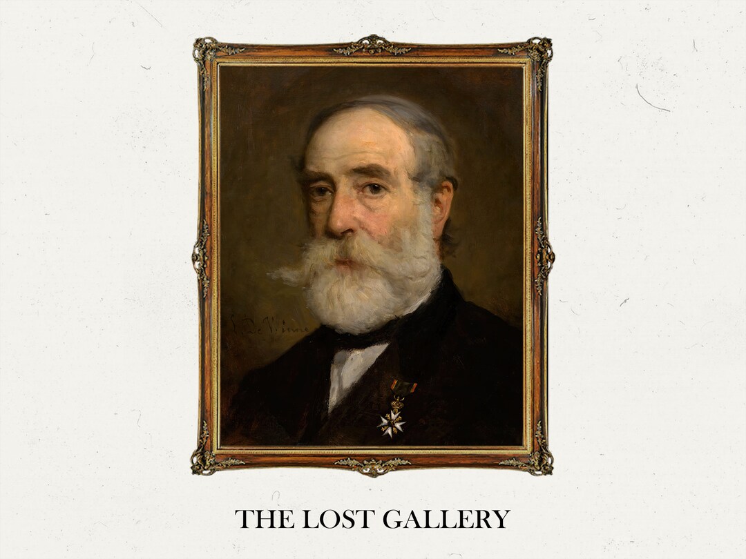 Ship's Captain Portrait | Printable Vintage Art | Nautical Print - Etsy