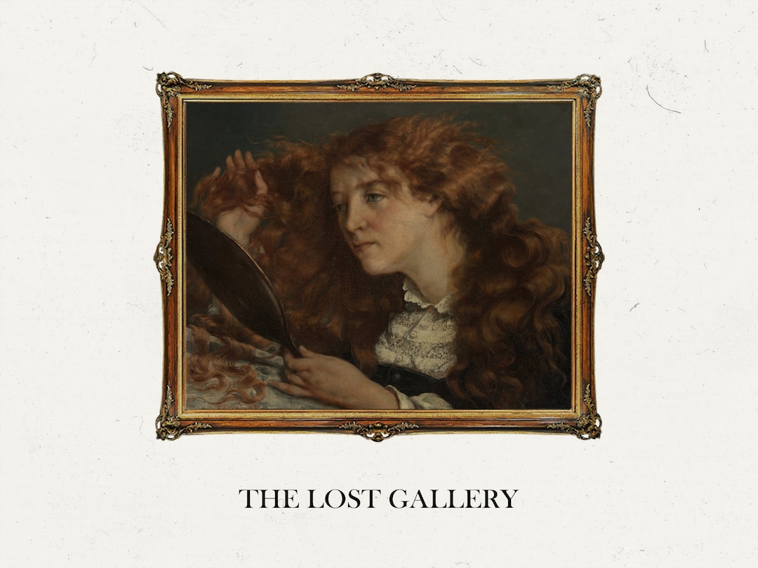 Moody Portrait | Vintage Art | Digital Download - Etsy