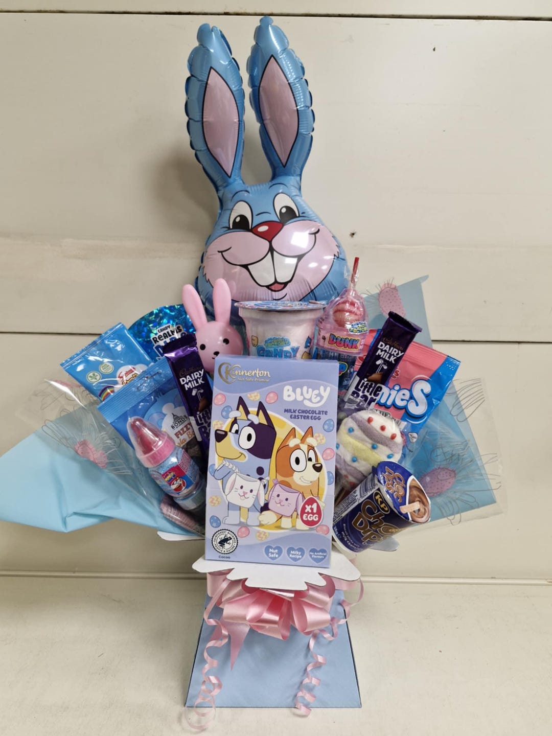 BLUEY Easter Egg Bouquet With Varying Chocolates and Sweets and Bunny ...