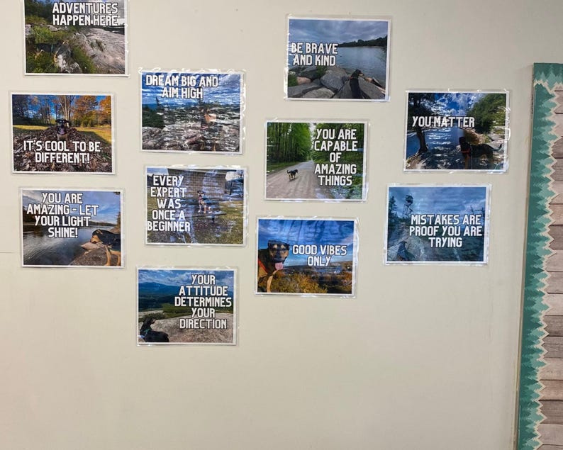 Customizable Pet Classroom Posters (12), Motivational, Printable ...