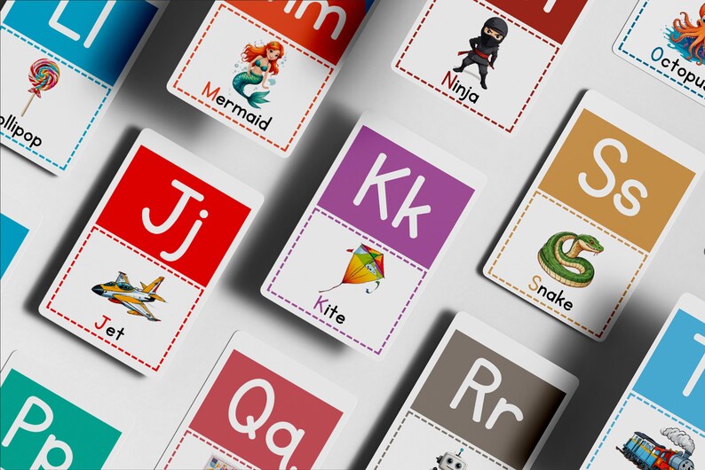 Printable Alphabet Cards, Homeschool Resources, Alphabet Learning ...