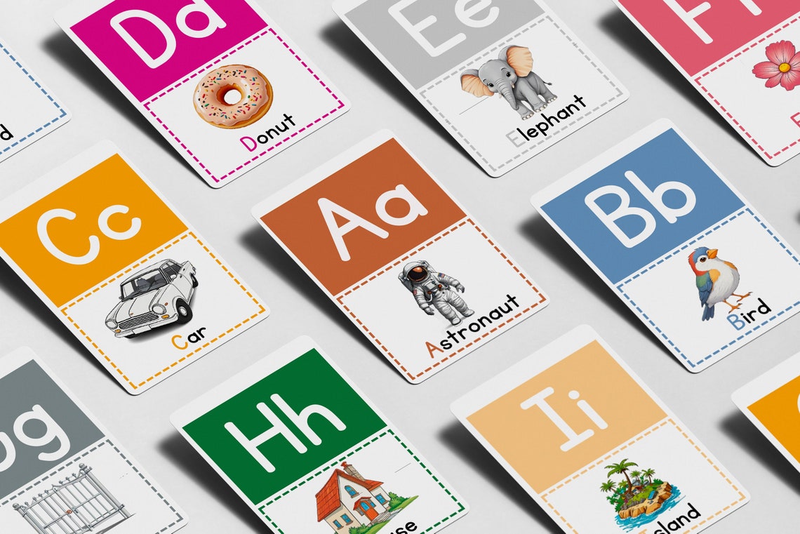 Printable Alphabet Cards, Homeschool Resources, Alphabet Learning ...