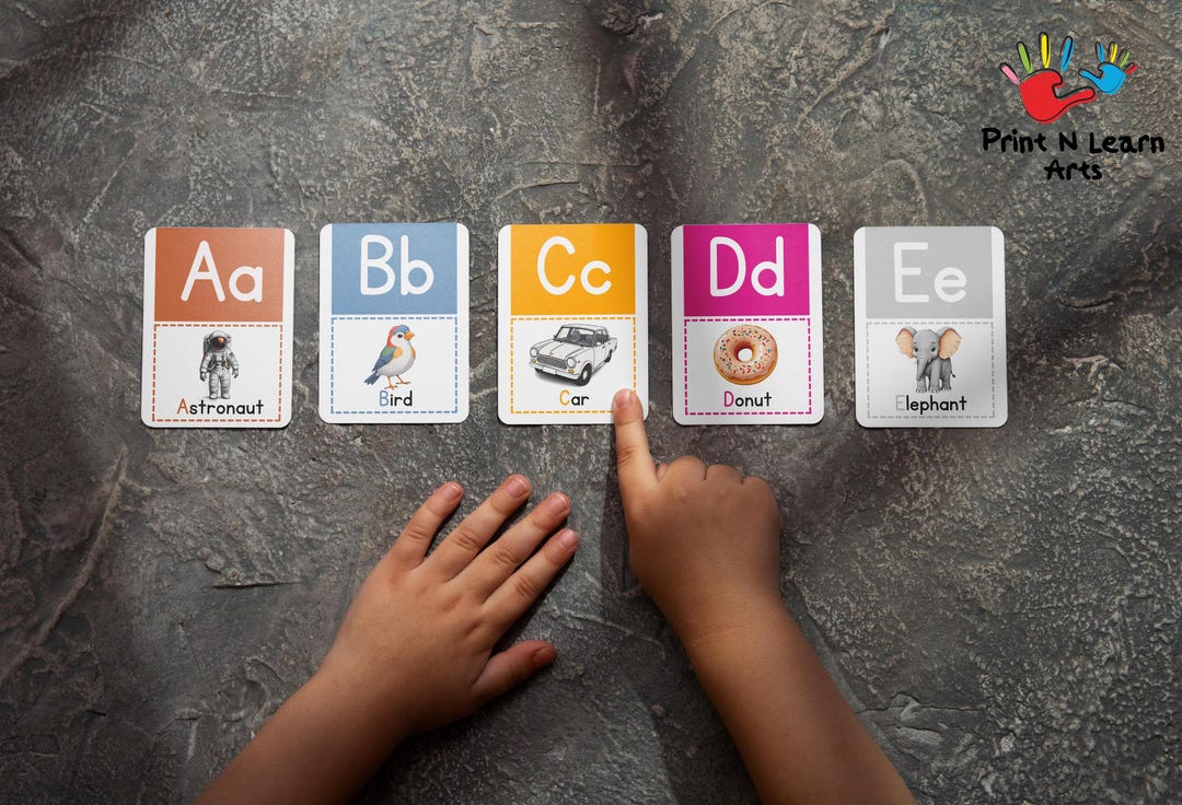 Printable Alphabet Cards, Homeschool Resources, Alphabet Learning ...