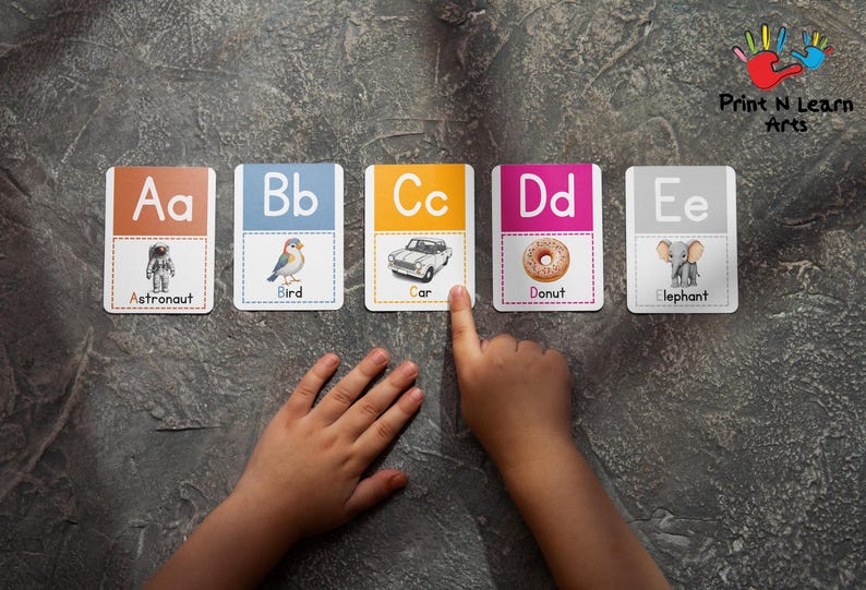 Printable Alphabet Cards, Homeschool Resources, Alphabet Learning ...