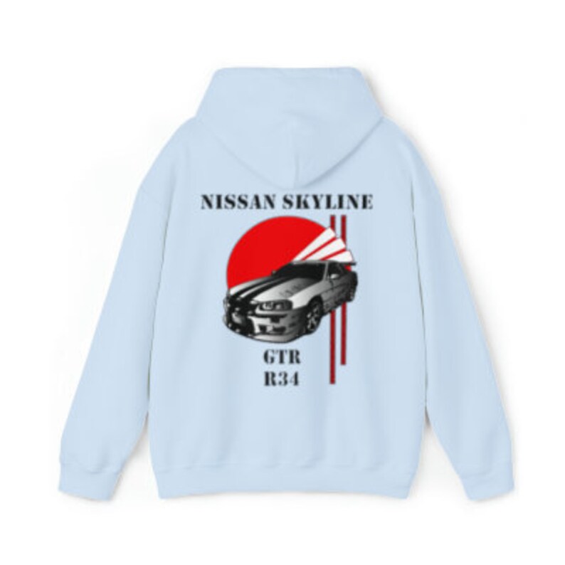 Nissan Skyline GTR R34 Hoodie JDM Car Enthusiast Graphic Sweatshirt - Etsy