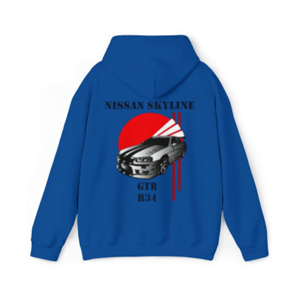 Nissan Skyline GTR R34 Hoodie JDM Car Enthusiast Graphic Sweatshirt - Etsy
