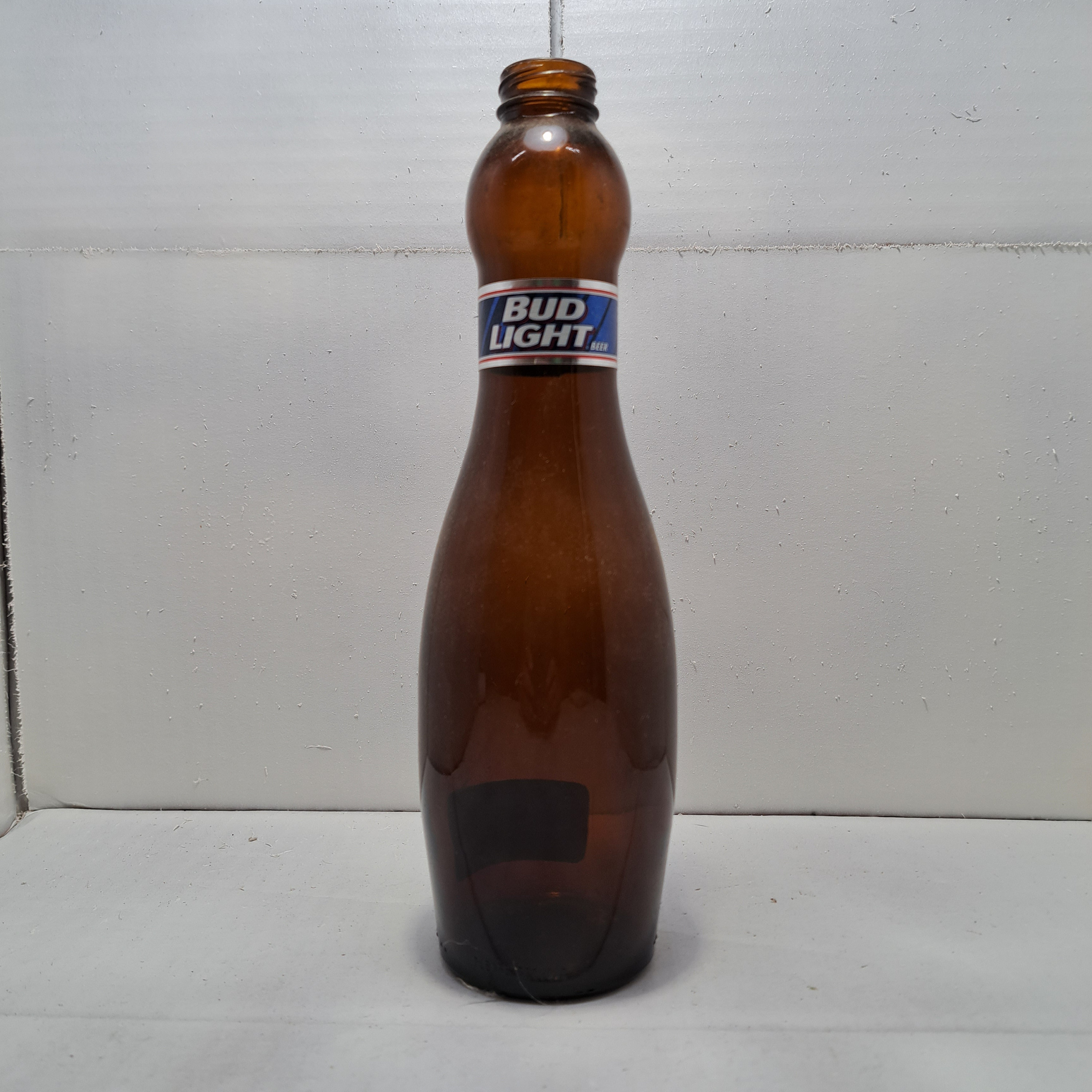 Budweiser Bud Light Bowling Pin 9 3/4 Inch Tall Amber Beer Bottle Paper Labels - Etsy