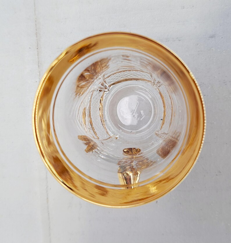 Handmade Turkish Crystal Teacup Set of 6 With 22k Gold - Etsy