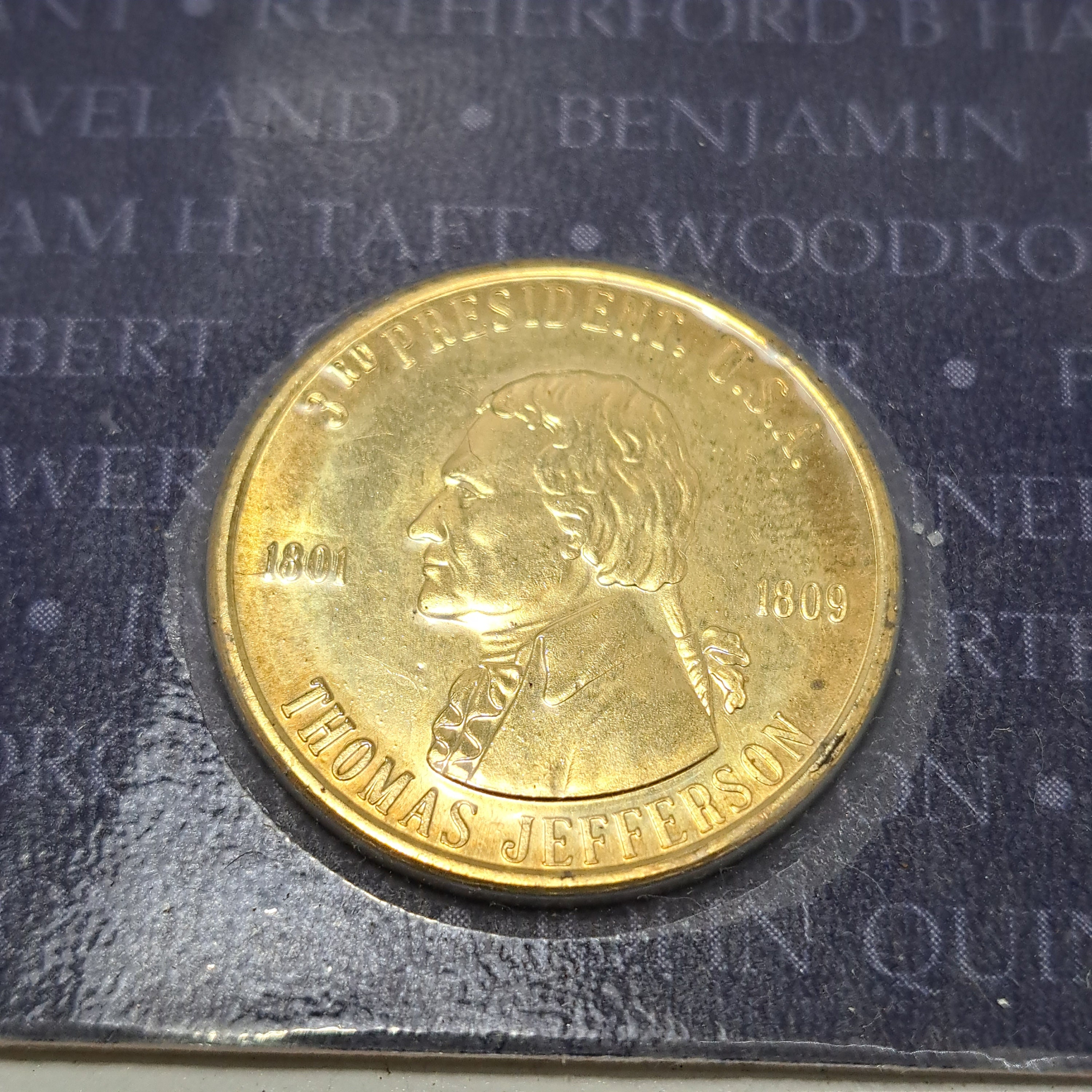 Presidential Solid Brass Coins 1997 Reader's Digest - Etsy