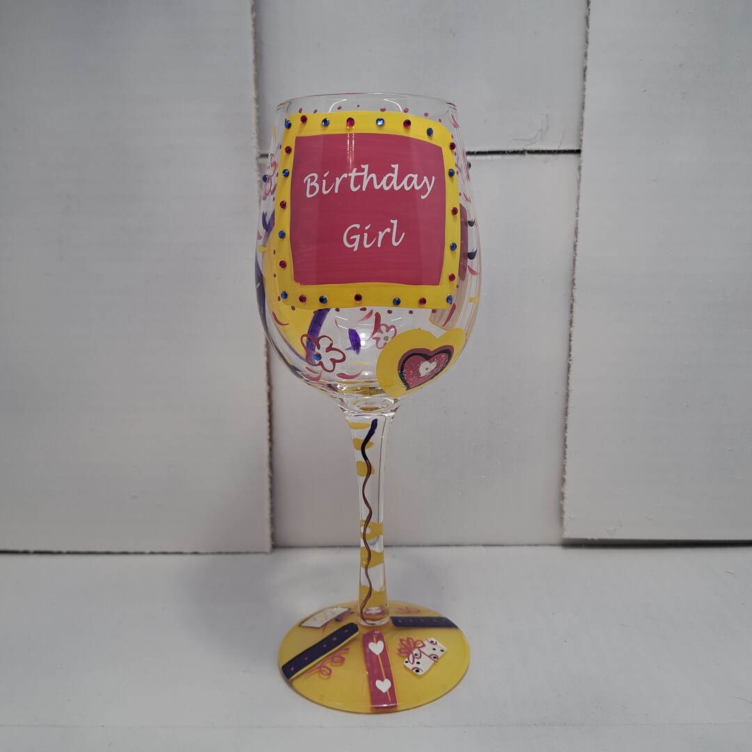 Lolita Birthday Girl Wine Glass - Etsy