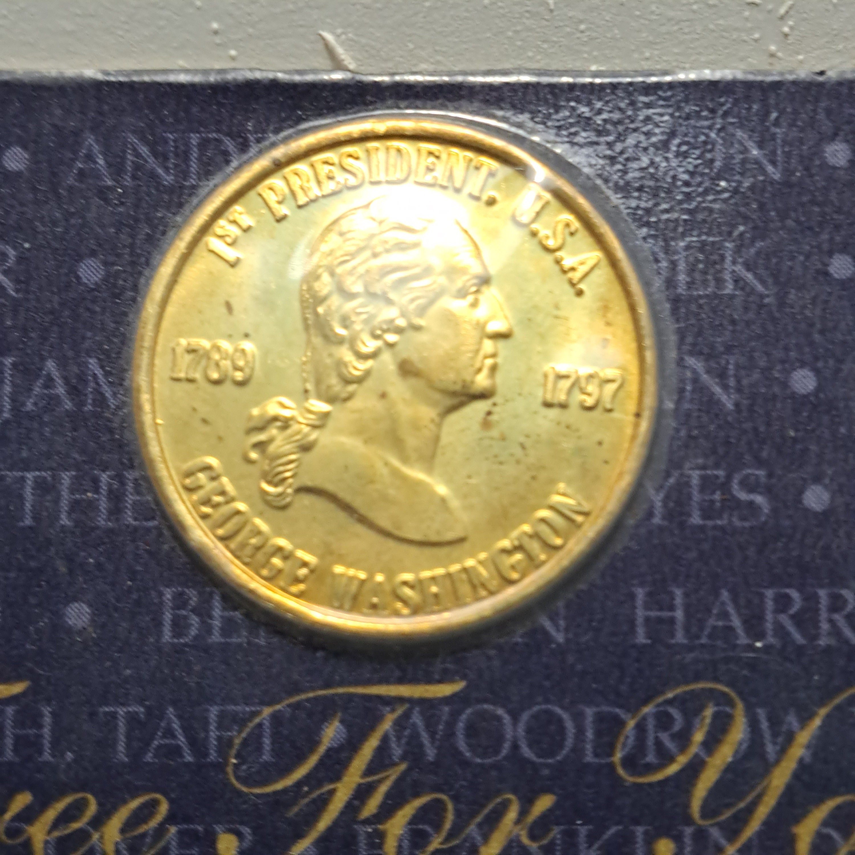 Presidential Solid Brass Coins 1997 Reader's Digest - Etsy