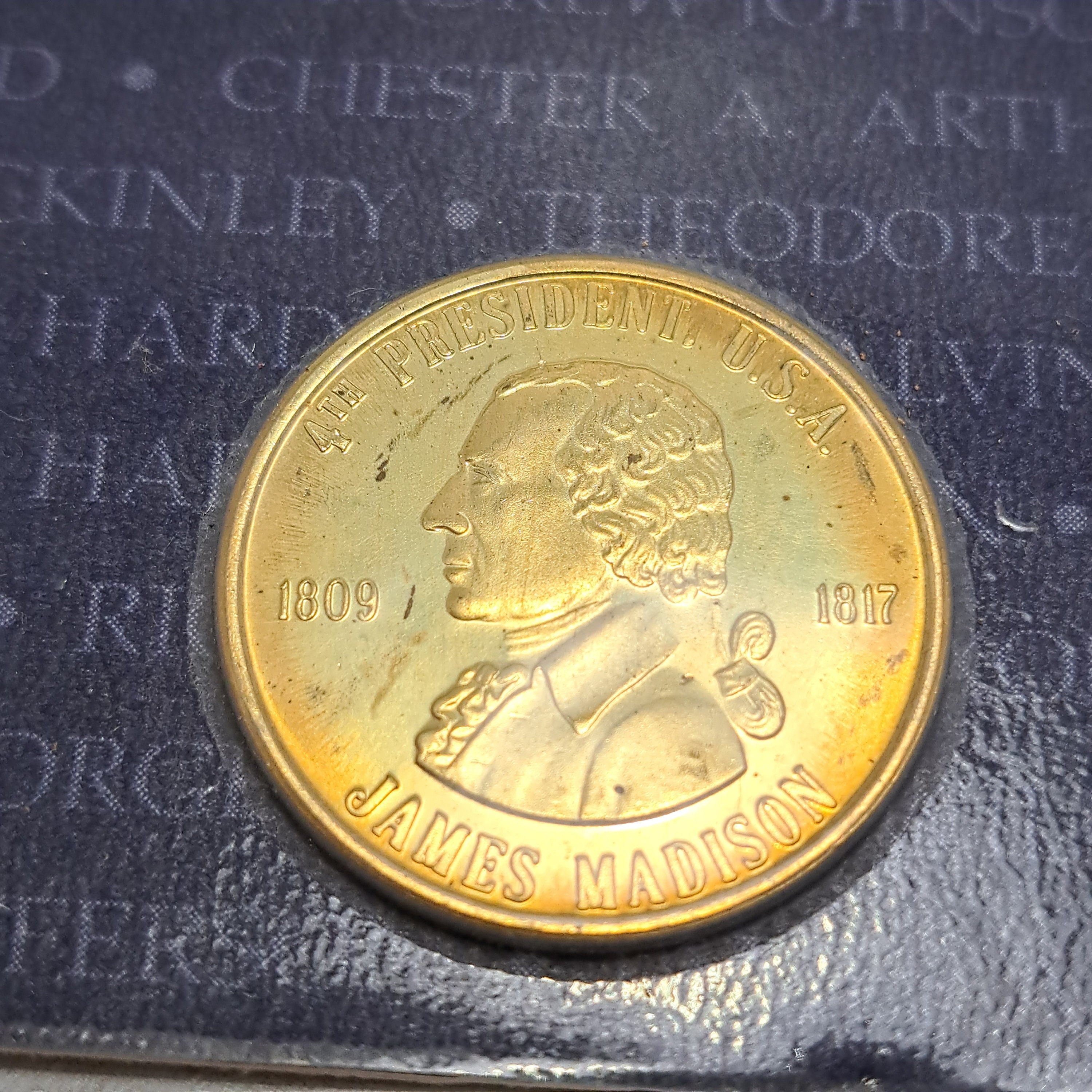 Presidential Solid Brass Coins 1997 Reader's Digest - Etsy