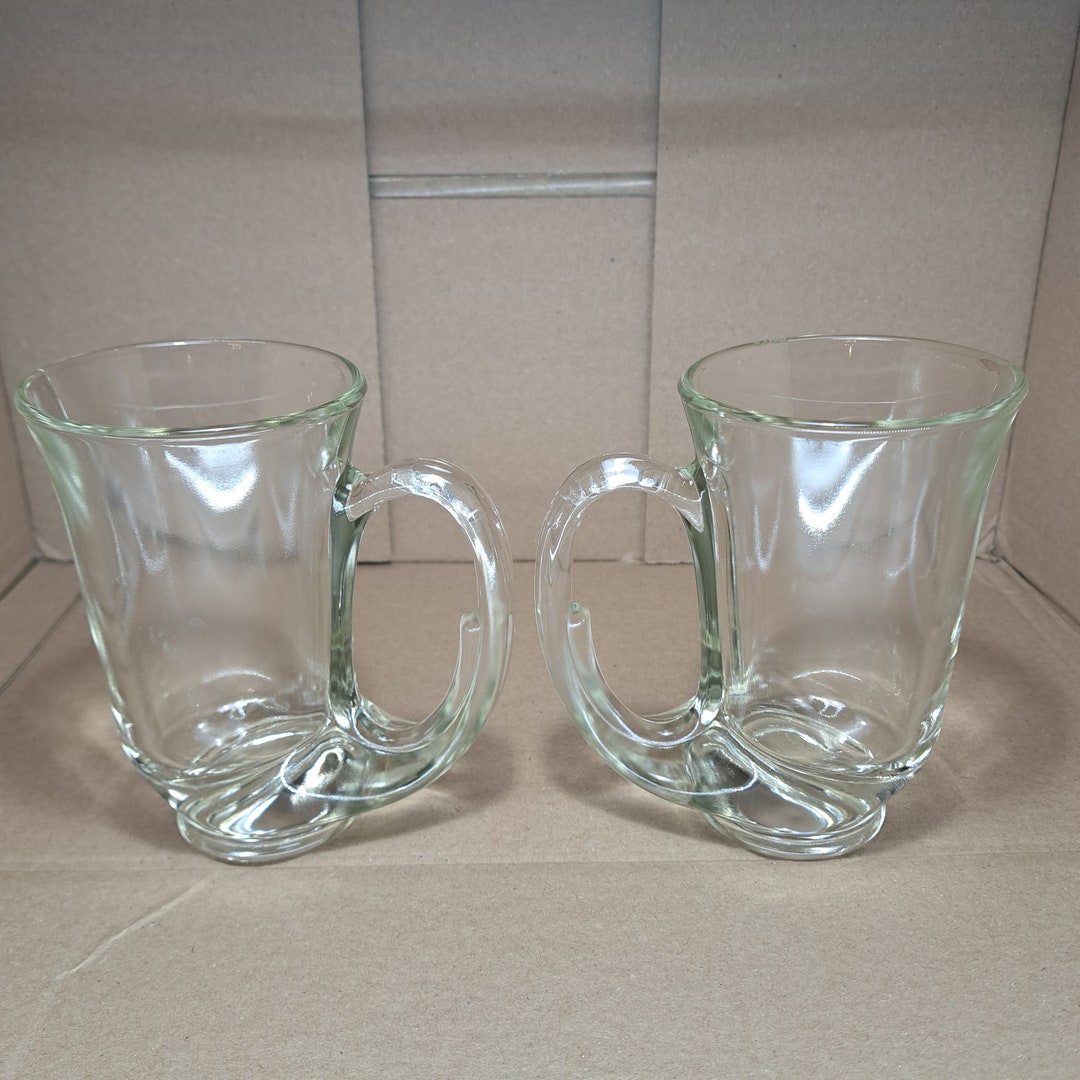 French Horn Glass Mug, Tiara Exclusive, Indiana Glass - Etsy