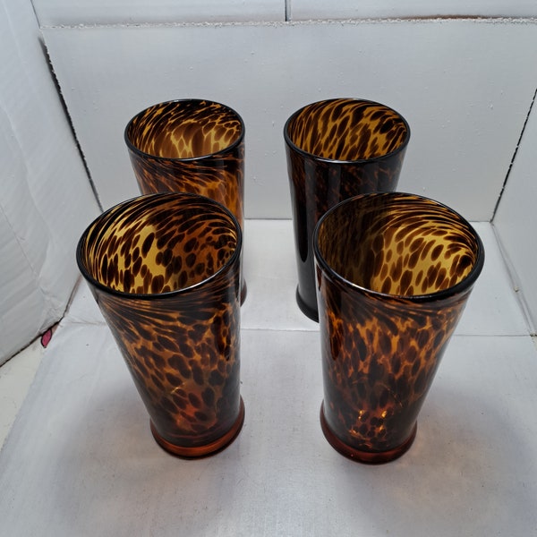 Tortoise Shell Glass - Etsy