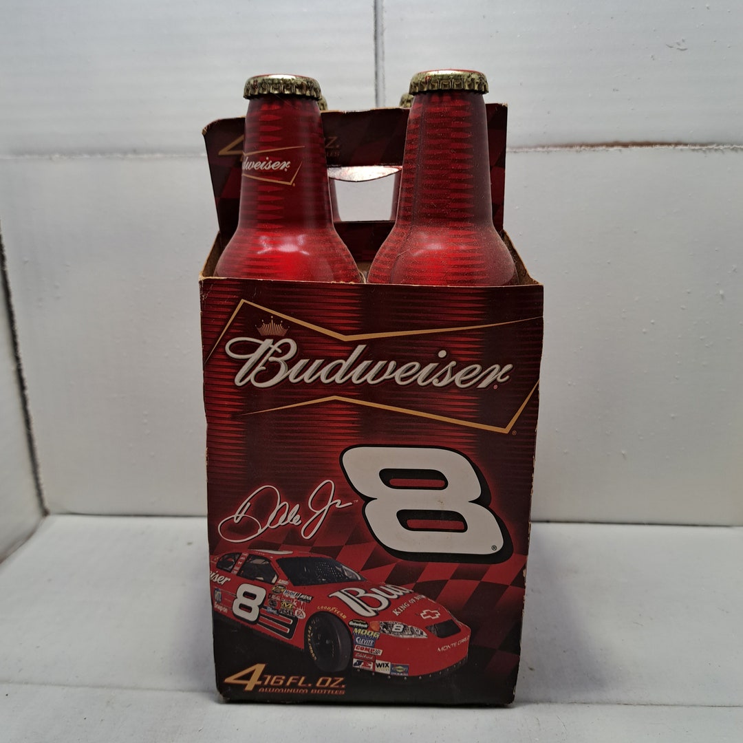 Budweiser 8 Dale Earnhardt Jr. 4 Pack of Beer Bottles - Etsy