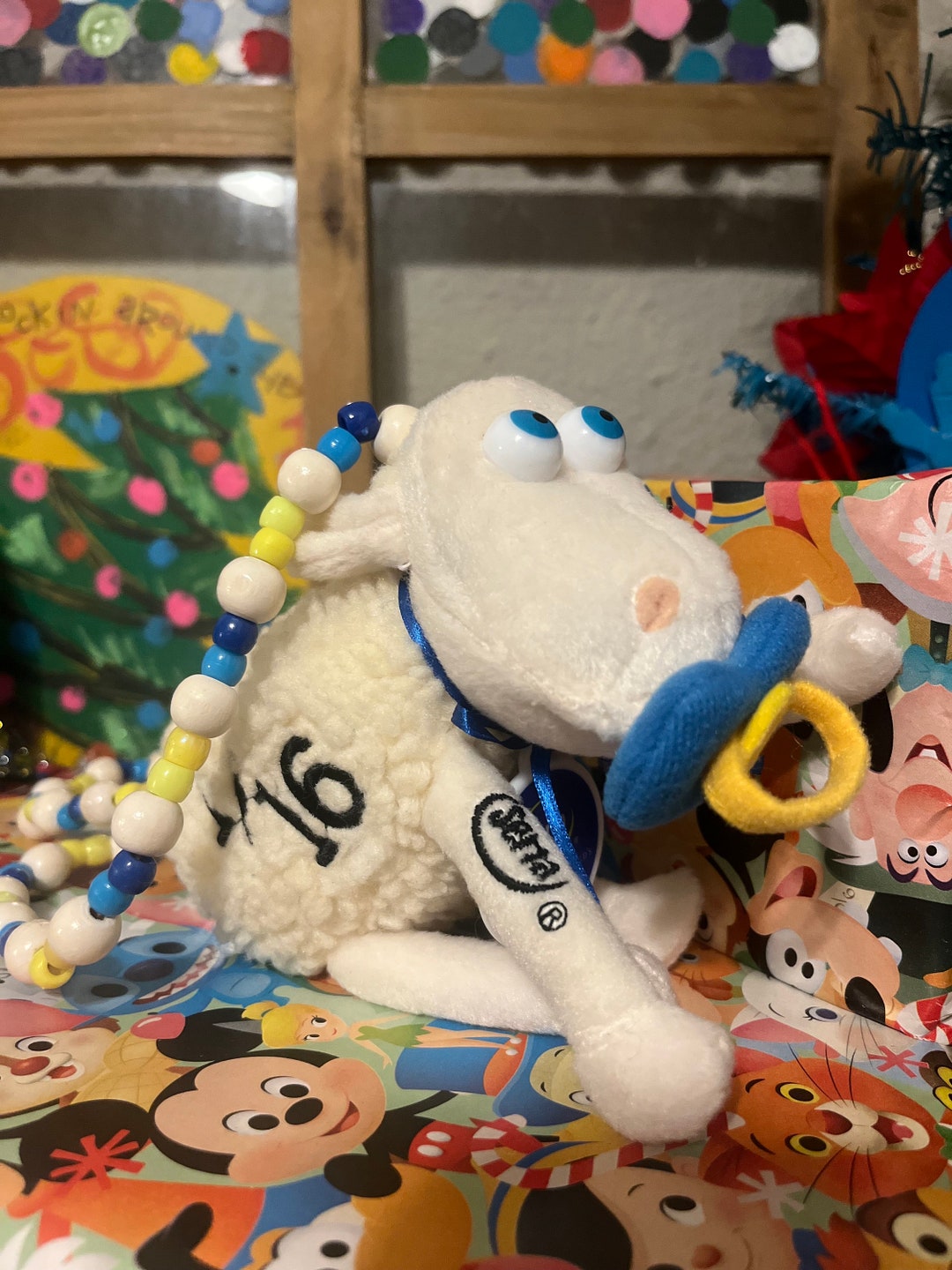 Serra Baby Sheep Plush Kandi Fidget Necklace - Etsy