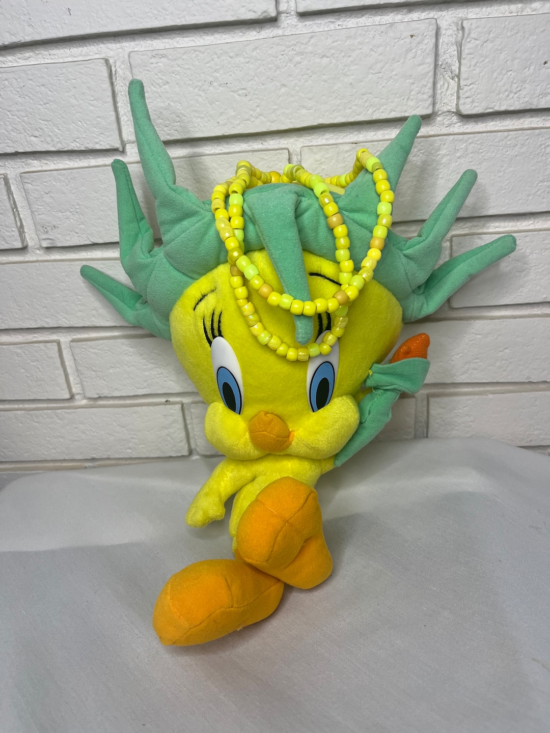 Tweety Bird Lady Liberty Plush Kandi Fidget Necklace - Etsy