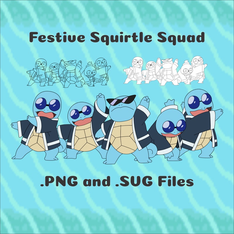 Squirtle Svg - Etsy