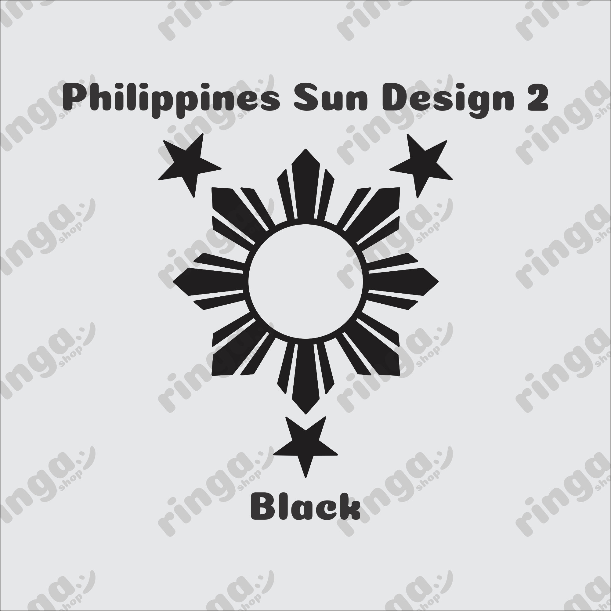 Philippines Sun Design .PNG and .SVG Files | Digital Download - Etsy