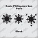 Basic Philippines Sun Pack .PNG and .SVG Files | Digital Download - Etsy