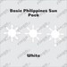 Basic Philippines Sun Pack .PNG and .SVG Files | Digital Download - Etsy