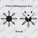 Tribal Philippines Sun .PNG and .SVG Files | Digital Download - Etsy