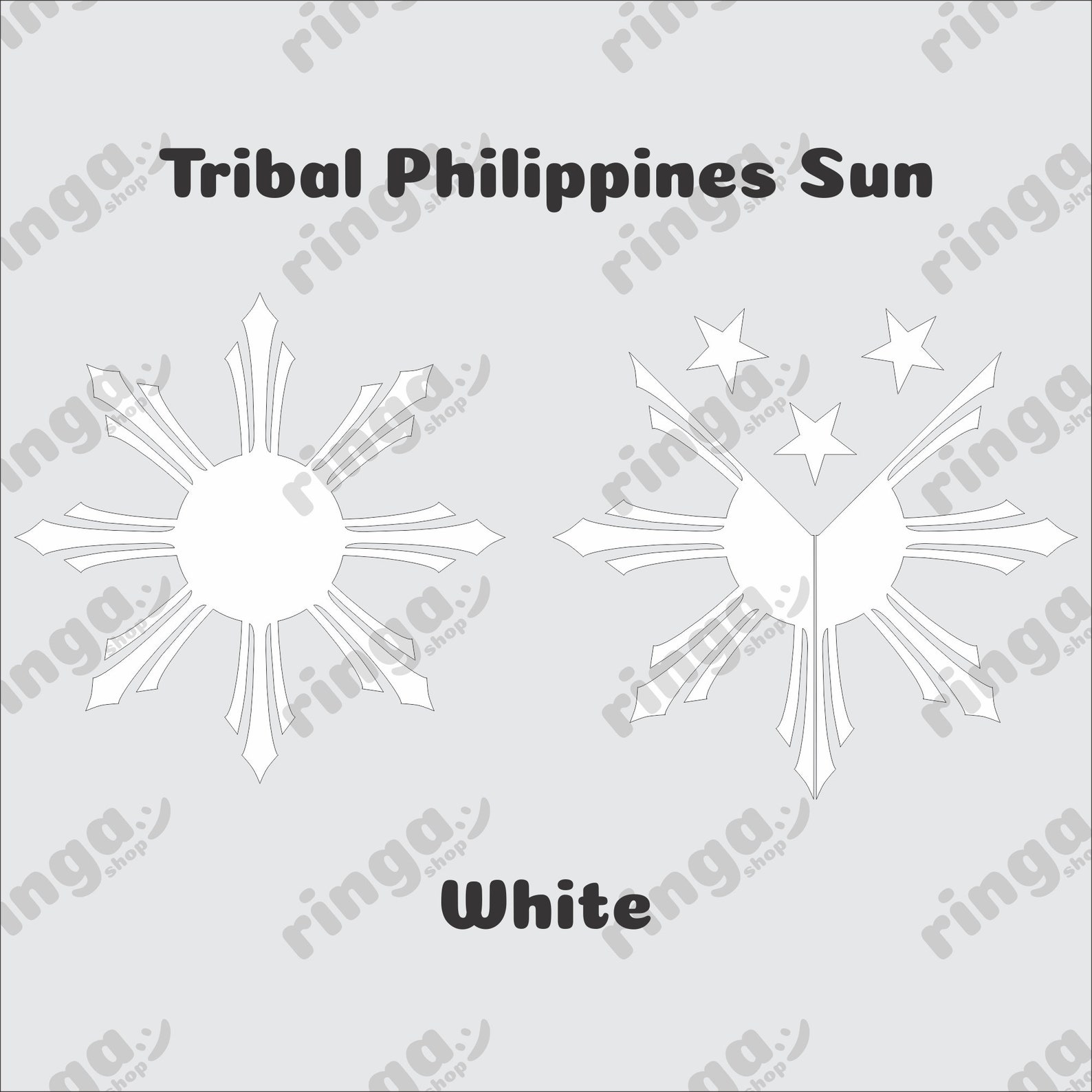 Tribal Philippines Sun .PNG and .SVG Files | Digital Download - Etsy
