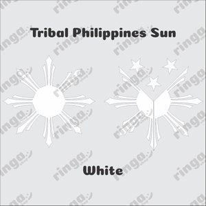 Tribal Philippines Sun .PNG and .SVG Files | Digital Download - Etsy
