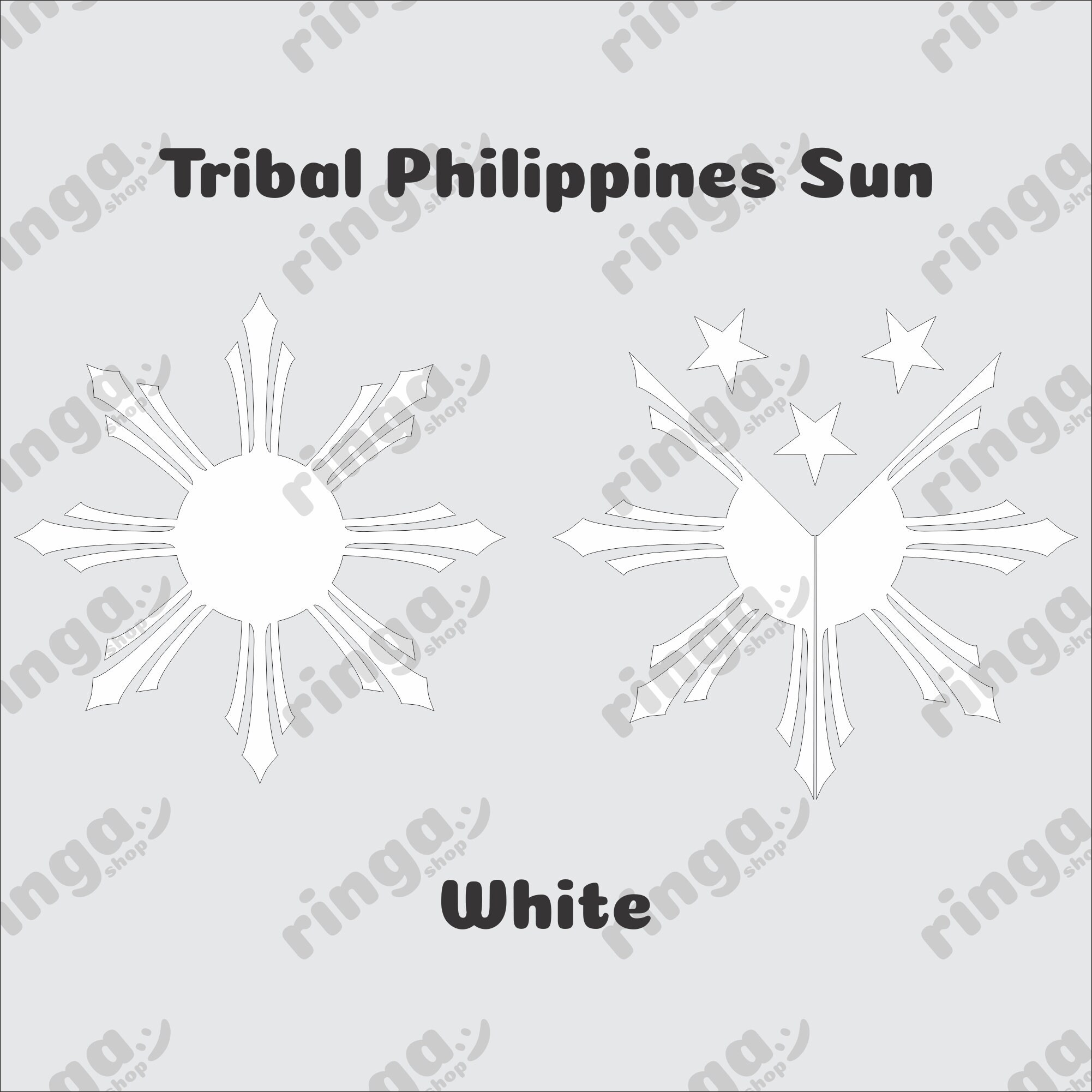 Tribal Philippines Sun .PNG and .SVG Files | Digital Download - Etsy