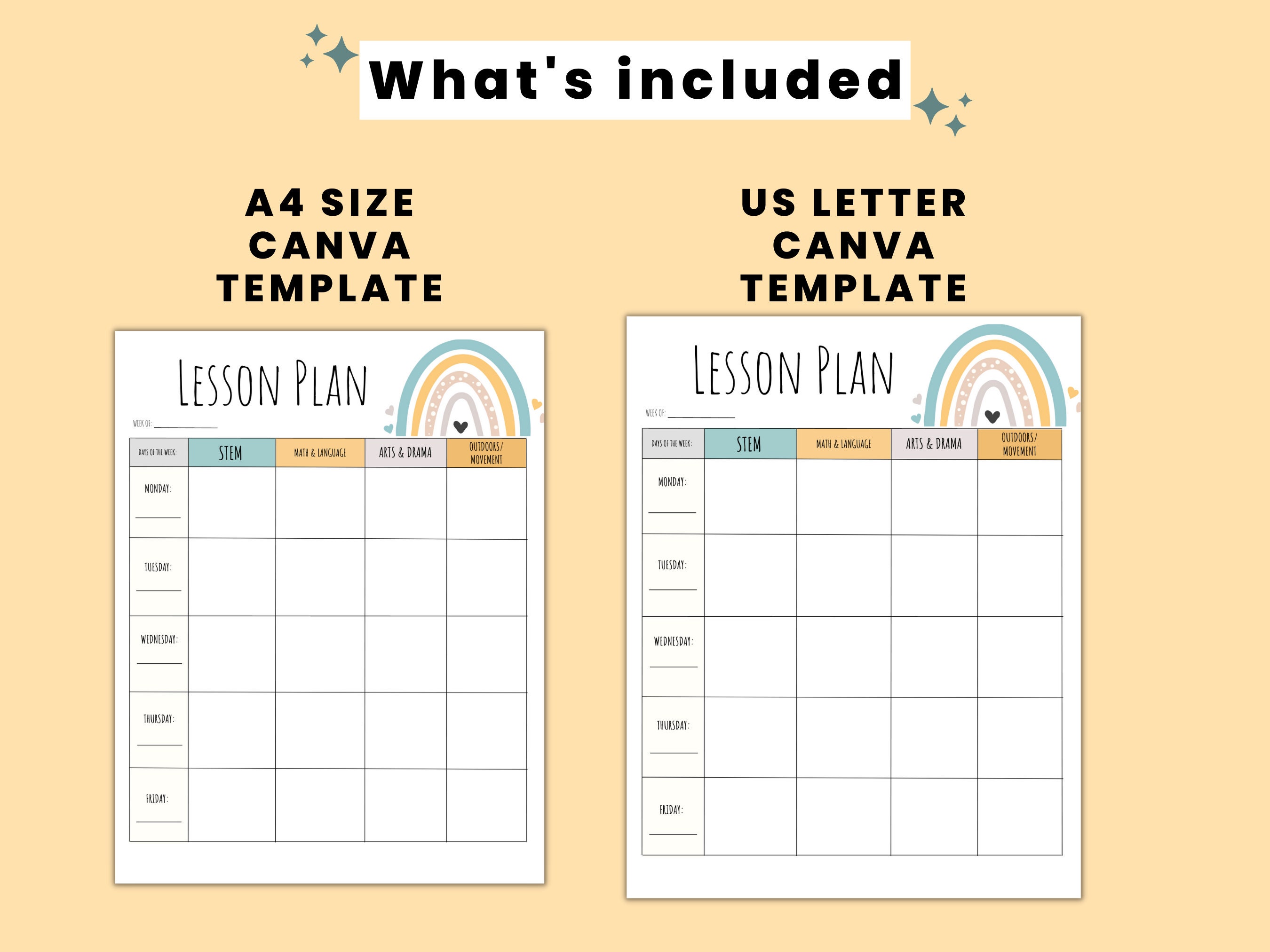 Daycare Lesson Plan, Early Childhood Teacher Lesson Plan Template, Pre ...