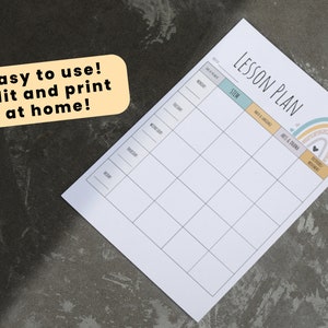 Daycare Lesson Plan, Early Childhood Teacher Lesson Plan Template, Pre ...