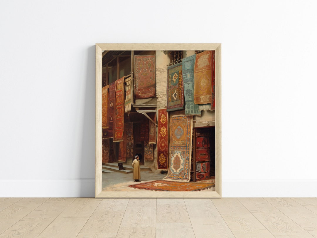 Carpet Merchant Printable Wall Art Middle East Middle East Digital ...