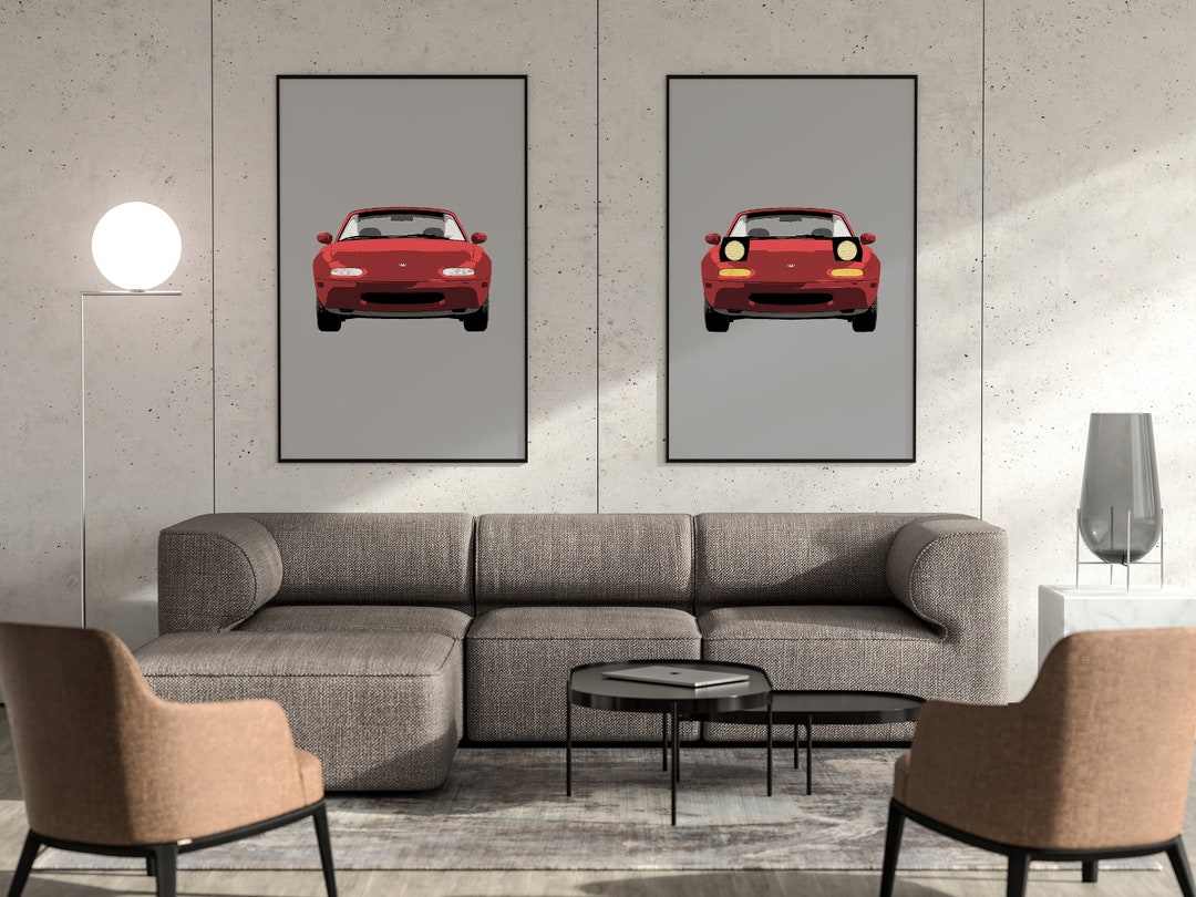 Mazda MX-5 Miata BUNDLE Printable Digital Art Poster - Etsy