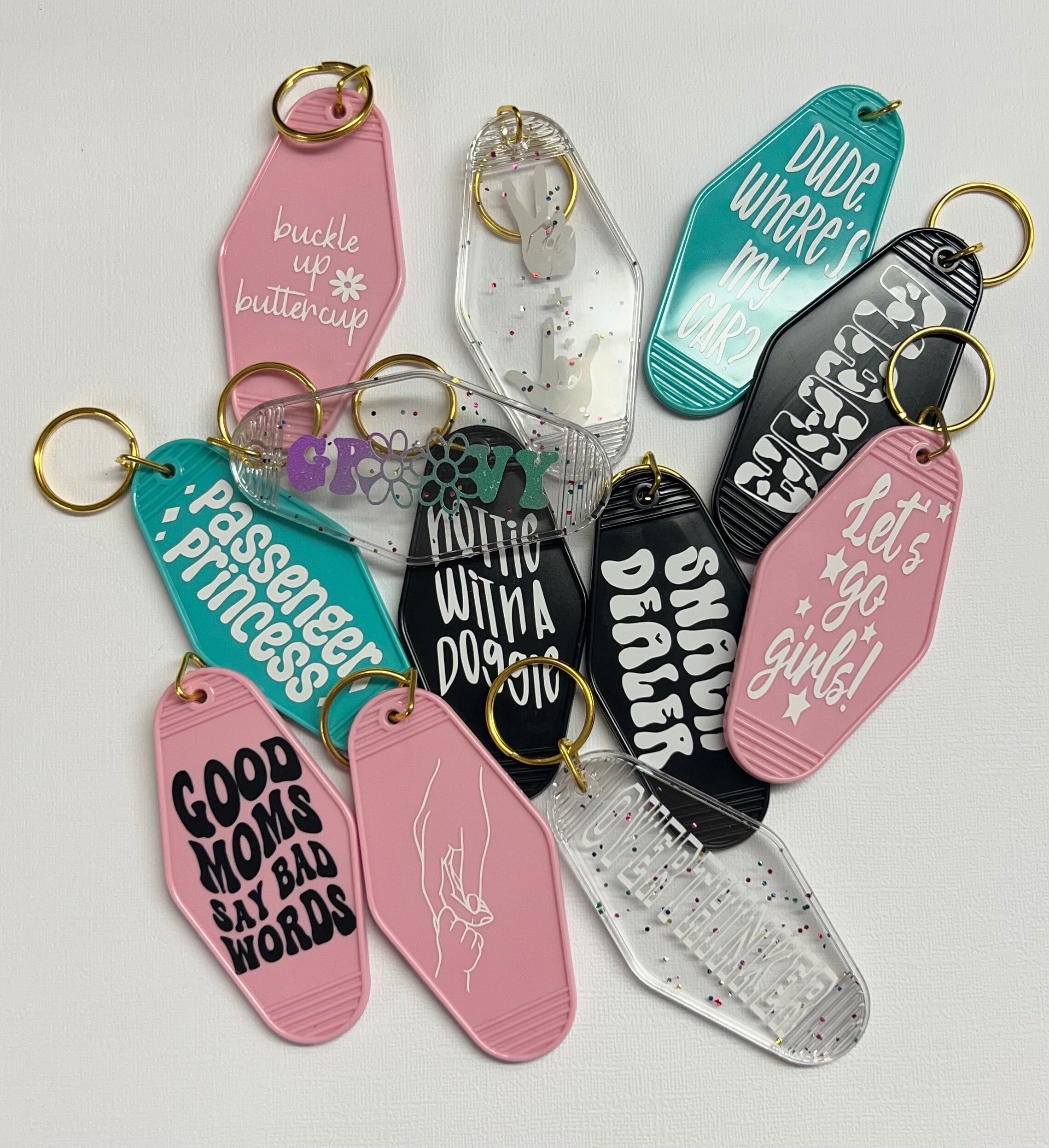 Custom Motel Keychain - Etsy