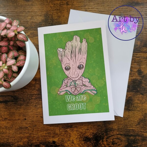 Groot Card - Etsy