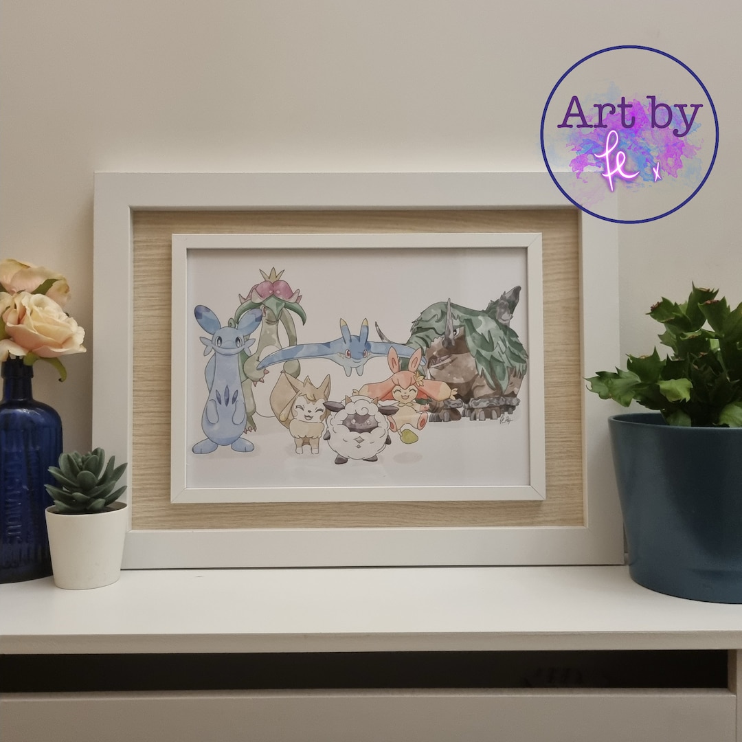 Palworld Pals A4 Prints Fan Art Wall Art Matt Print High Quality Print ...