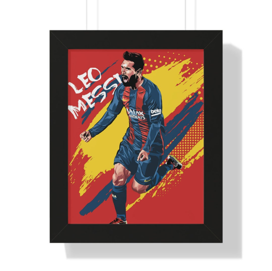 Lionel Messi: Digital Art Download Soccer Greatness With Stunning Wall ...